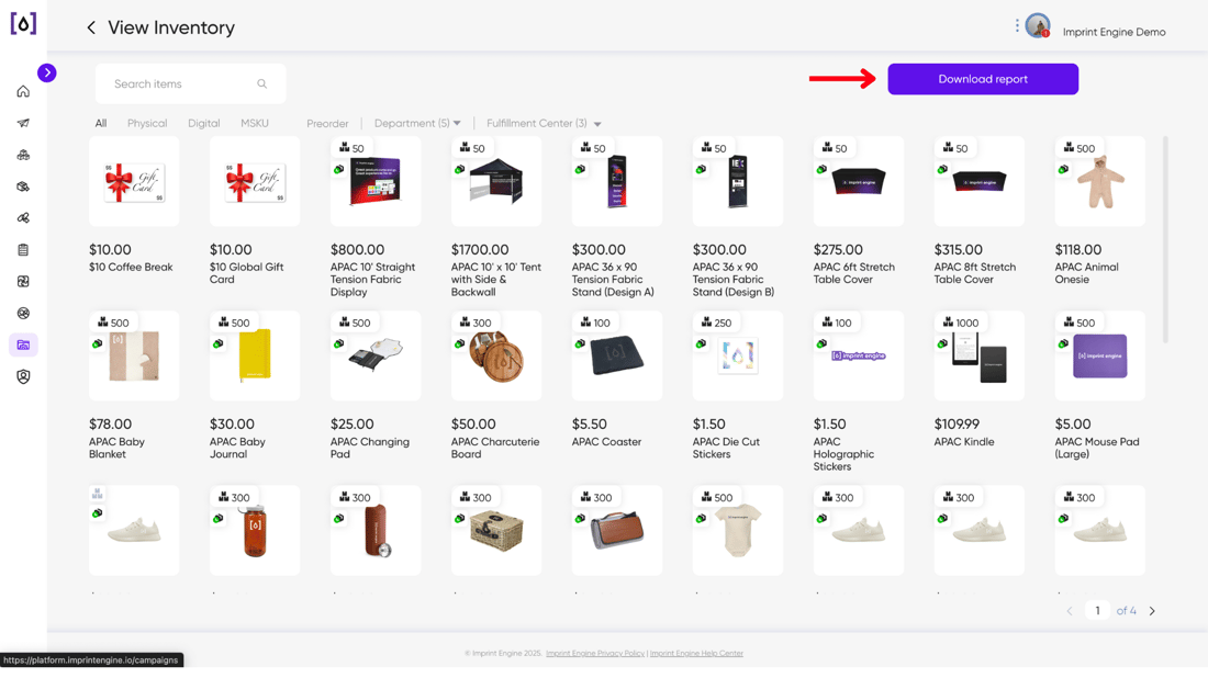 How to download your Inventory Report?